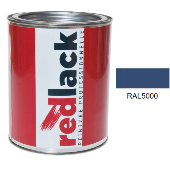 Peinture Bleu violet RAL 5000 Satiné multisupport 1L Redlack - Jardiland