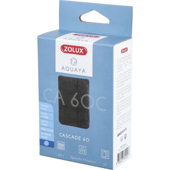 zolux - Filtre pour pompe cascade 60, filtre CA 60 C cartouche zeocarb ...