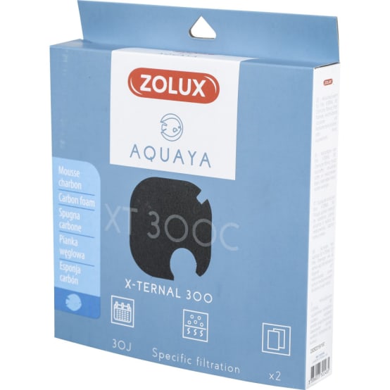 Filtre pour pompe x-ternal 300, filtre XT 300 C mousse charbon x 2 ...