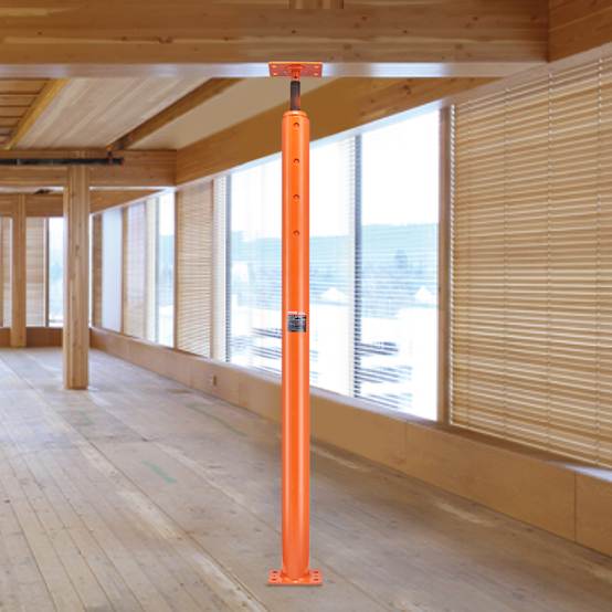 Cric sol maison, ht. 54"-150", charge max 11200 lb, poteau support sous ...