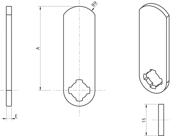 Came plate 4929-02/4929A1 - RONIS - 72617 - Jardiland