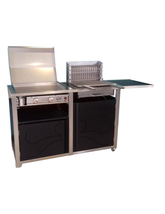 Barbecue et plancha gaz combicui1 - Jardiland