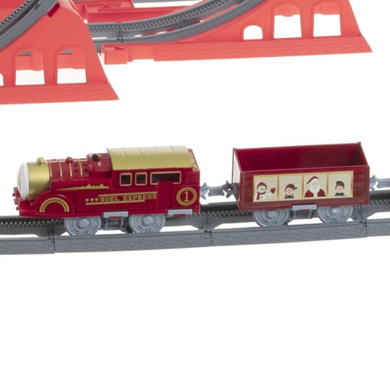 Train à piles musical et animé 2 loopings - Jardiland