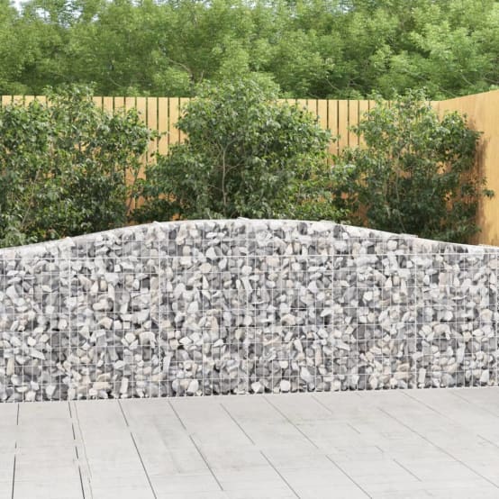 Lot de 5 Gabion Geel Naturel 400 X 30 X 80/100 cm - P87209N - Jardiland