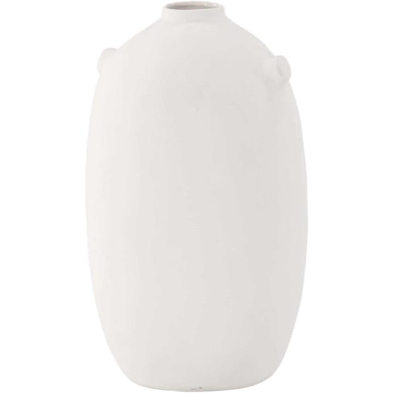 Vase en grès Madi Blanc cassé - Jardiland