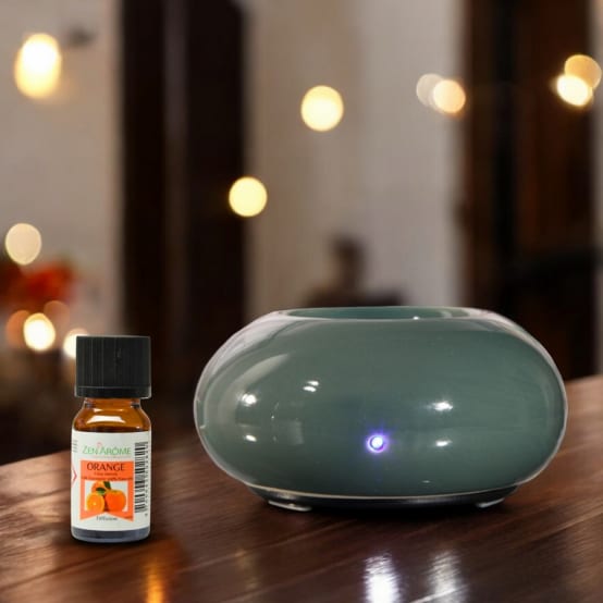 Zen'Arôme Diffuseur par Chaleur Douce Cérazen Vert - Brûleur Electrique ...