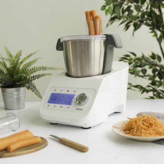 Robot multifonctions Super Cooker - LIVOO DOP219W - 12 vitesses - Bol ...