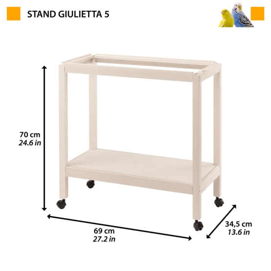 Supports pour cages pour oiseaux Ferplast STAND GIULIETTA 5 soutien ...