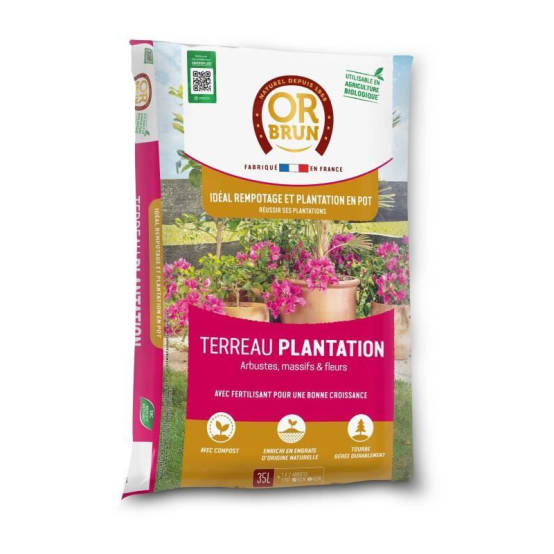 Terreau Plantations - Or Brun - Obrtplan35n - 35 L - Jardiland
