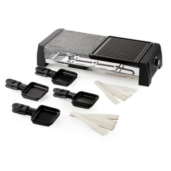 Appareil a Raclette - Grill - Pierre a cuire DOMO - 8 personnes DO9190G ...