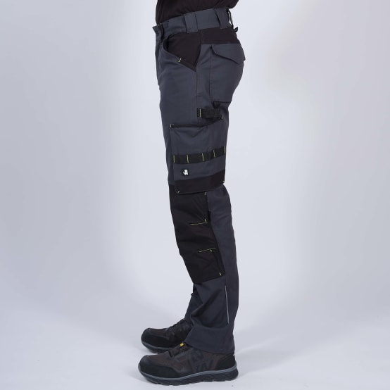 limee - pantalon de travail - 1138 gris , noir 48 - Jardiland