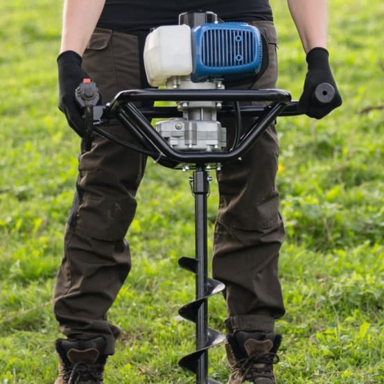 Tarière thermique EB2000 - SCHEPPACH - 5904704903 52 cc + 3 mèches Scheppach - Jardiland