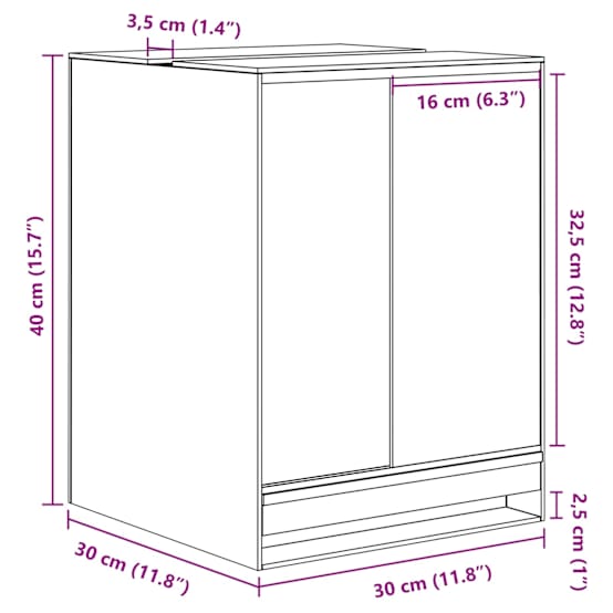 Terrarium avec stockage Transparent 30 x 30 x 40 cm Verre vidaXL ...
