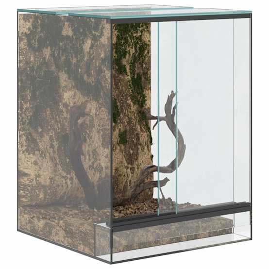 Terrarium avec stockage Transparent 30 x 30 x 40 cm Verre vidaXL ...