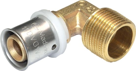 Coude 90° mâle à visser type H 16x2 3/4'' - COMISA - 87.16.164 - Jardiland