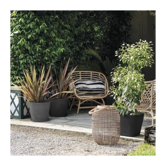 Pot De Fleurs - Deroma - Origin - 24 L - Gris - Jardiland