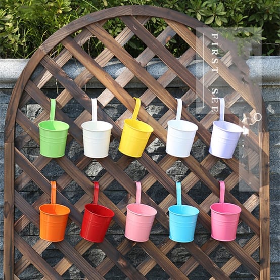 Petit bassin suspendu en tonneau 6 couleurs MCBOSON - Jardiland