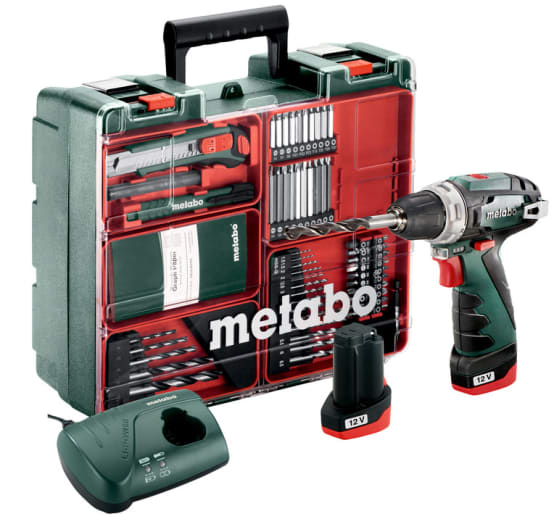 Perceuse visseuse sans fil 12V Powermaxx BS Basic Set METABO - 600080880 - Jardiland