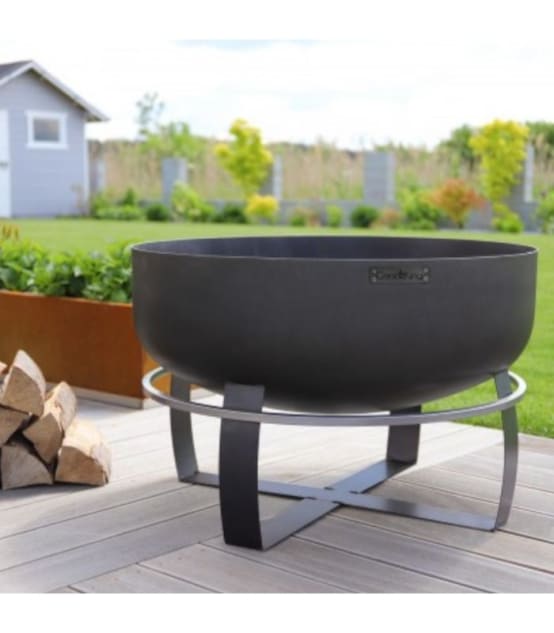Braséro de jardin XXL VIKING 60cm de diamètre, acier naturel,CookKing ...