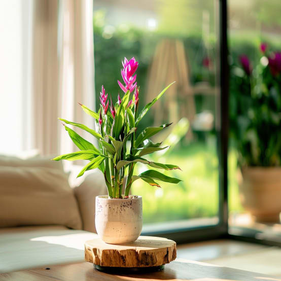 Tulipe siamoise - Curcuma 'Siam Splash' - Rose - H40-60cm - ⌀13cm ...