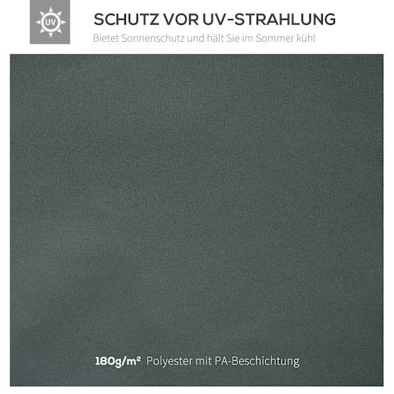 Toile de rechange 3x3m pour tonnelle avec revêtement PA protection ...