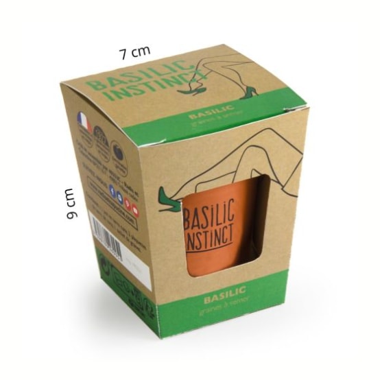 Radis et Capucine - Kit message Basilic Instinct - Basilic - Jardiland