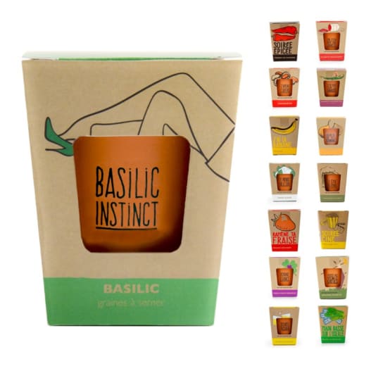 Radis et Capucine - Kit message Basilic Instinct - Basilic - Jardiland