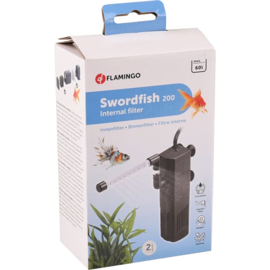 Flamingo - Pompe Swordfish 200 pour Aquarium max 60 litres - Jardiland