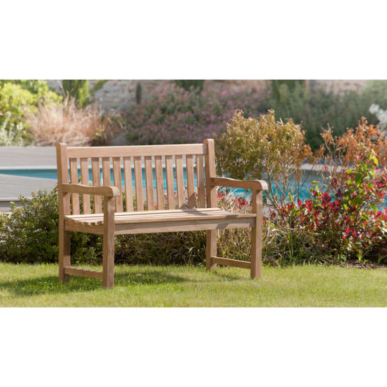 HARRIS - Banc de jardin Java en bois Teck - Jardiland
