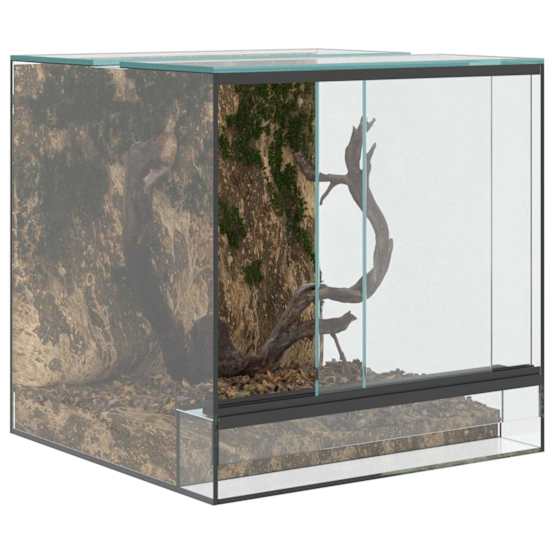 Terrarium avec stockage Transparent 30 x 30 x 30 cm Verre vidaXL ...