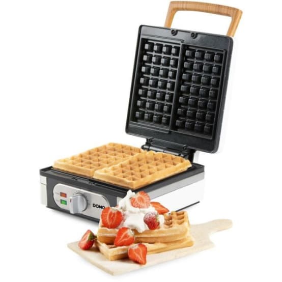 Machine a Gaufre - Gaufrier Electrique - DOMO - DO9274W - 1400 W - 2 ...