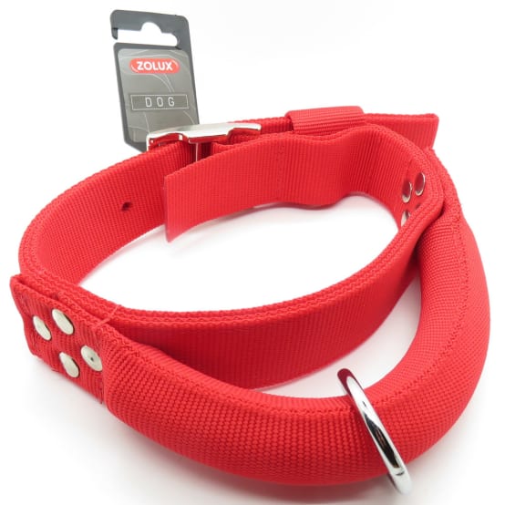 zolux - Collier avec poignée T 60 cm. rouge pour chien. - Jardiland