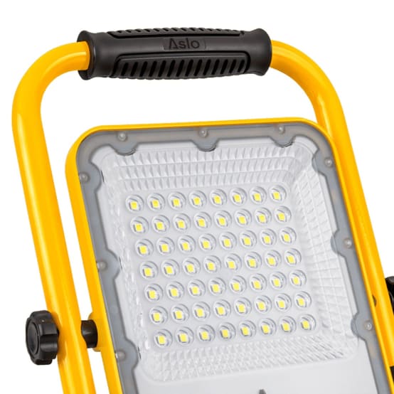 Projecteur spot LED rechargeable 50W 1800Lm 6000K Extérieur/Intérieur 3 ...