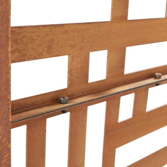 Cloison de séparation Bernalda pour extérieur et intérieur acier ...