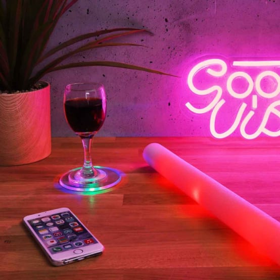 Bâton Lumineux Led "Mousse" 20cm Blanc - Jardiland