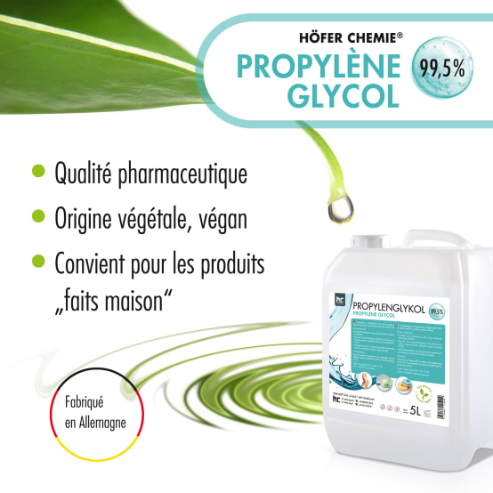 Kit de Propylène Glycol et Glycérine de Qualité Pharmaceutique - 1 L ...