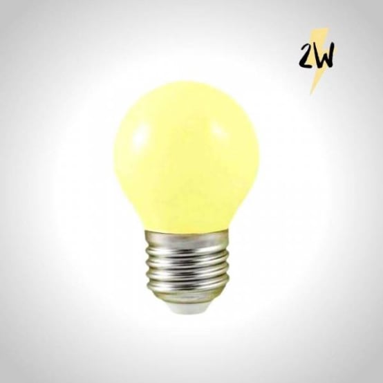 Guirlande guinguette extérieure IP65 10M 10 ampoules 2W plastique blanc chaud 2700K LED câble ...