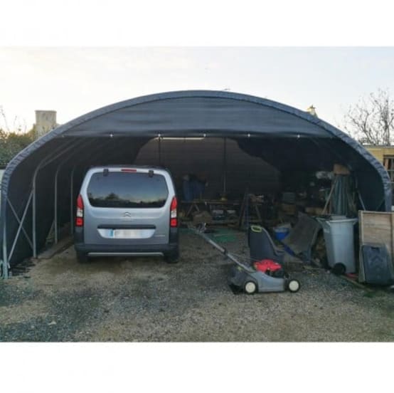 Bâche camion 640 gr/m² - gris anthracite - Long 9 m, Larg 20 m - Jardiland