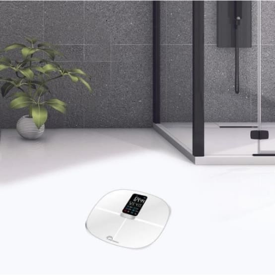 Balance - Pese Personne LITTLE BALANCE impédancemetre connecté blanc ...