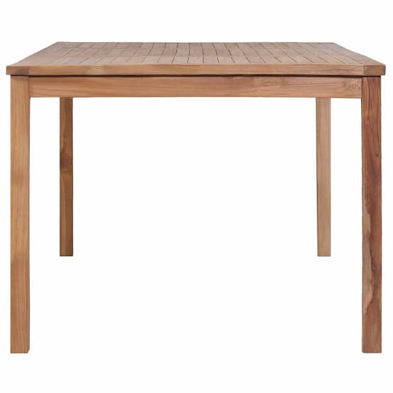Grande Table de Jardin 200x100 cm en Bois de Teck Massif, Plateau Épais ...