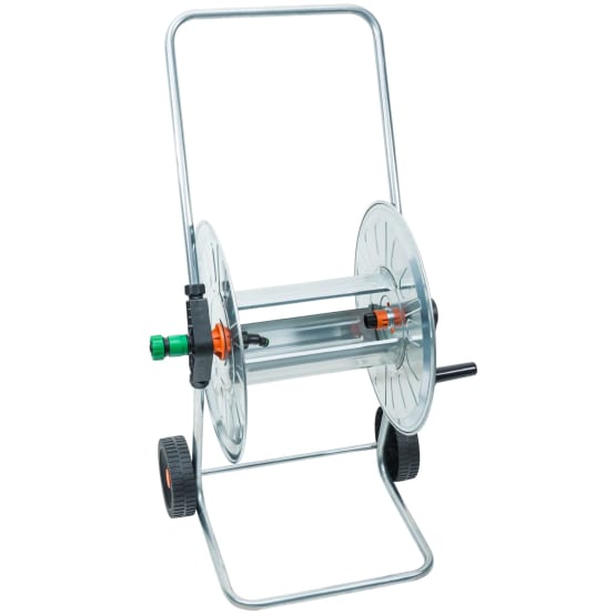 Dévidoir transportable en métal avec manivelle - Jardiland