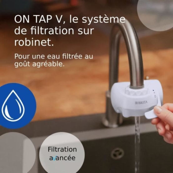 Systeme filtration a eau BRITA - ON TAP - Filtre de rechange - Jusqu'a ...