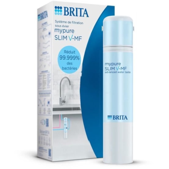 Systeme filtration a eau BRITA - MyPure Slim - Jusqu'a 1 an d'eau ...
