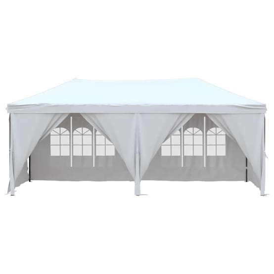 Pavillon Pliable Complet Acier avec Murs Protection Solaire pour ...