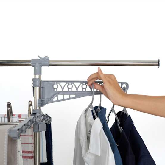 Séchoir à linge 30m 4 niveaux + accessoires BAT-TR-27S Kitchen Move ...