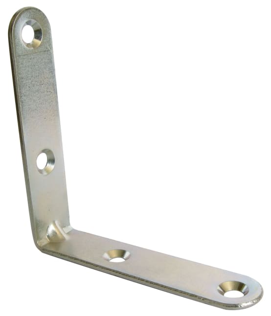 Equerre chaise 120x120mm épaisseur 3mm zingué blanc - JARDINIER MASSARD - J506124 - Jardiland