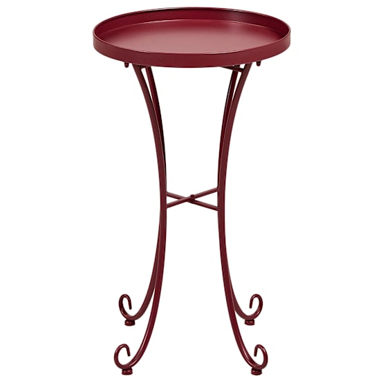 Table d'appoint de jardin - Table extérieure CAVINIA 40 cm 40 cm Métal ...