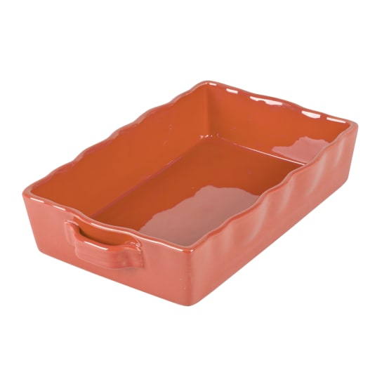 Plat à four rectangle Gusto 25x17 cm terracotta - Jardiland