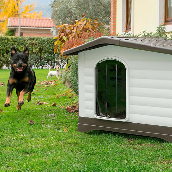 Ferplast Porte pour niche chiens modèle DOGVILLA 110, porte pour niches ...
