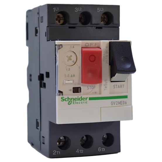 TeSys - Disjoncteur moteur magnéto-thermique GV2ME20 - 3P - commande ...